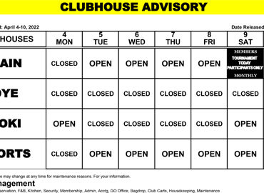 Course Advisory Archives - Eagle Ridge