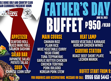Father's Day Buffet - Eagle Ridge